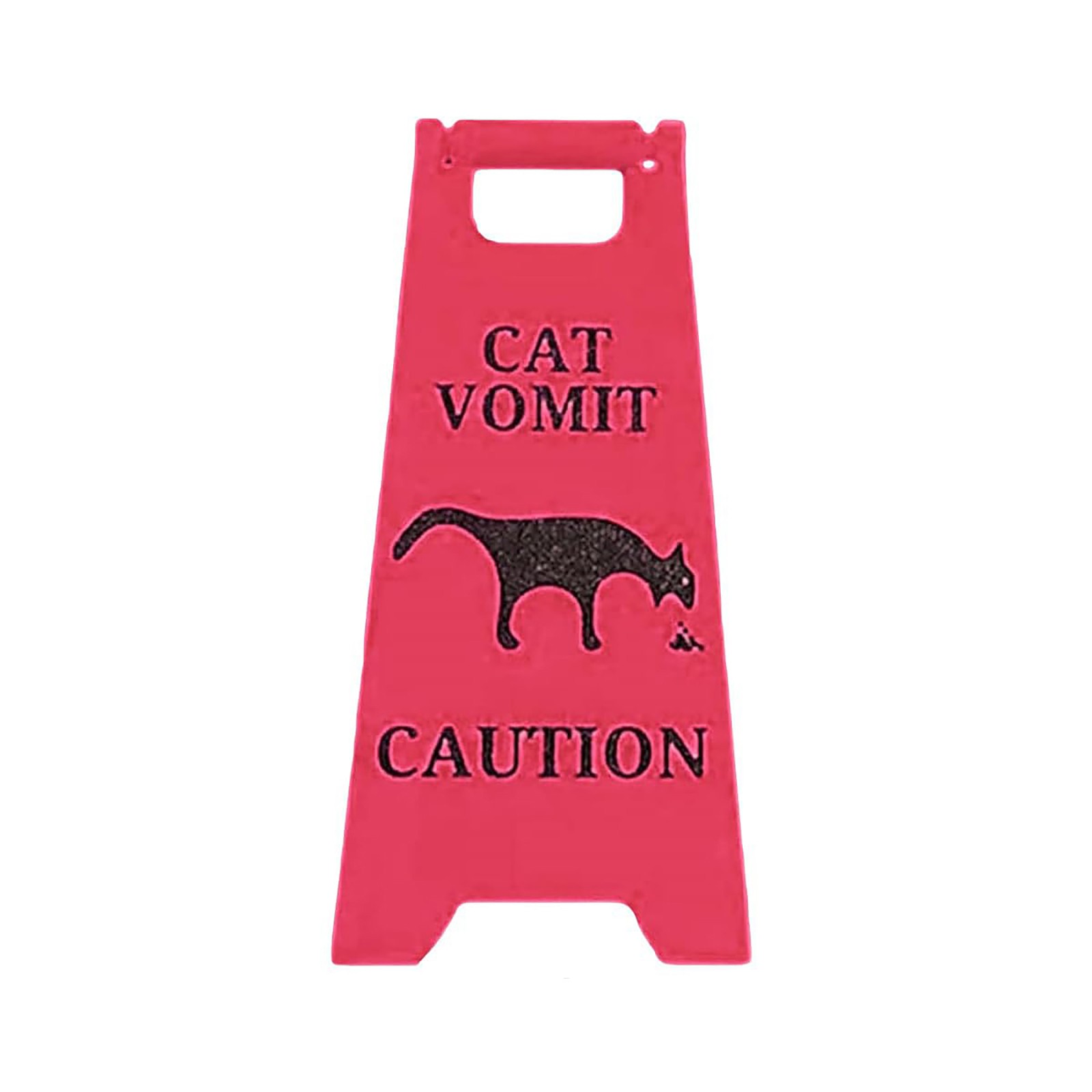 Cat Vomit Sign, Dog Vomit Sign, Cat Vomit Caution Sign, 4 Inch Funny ...