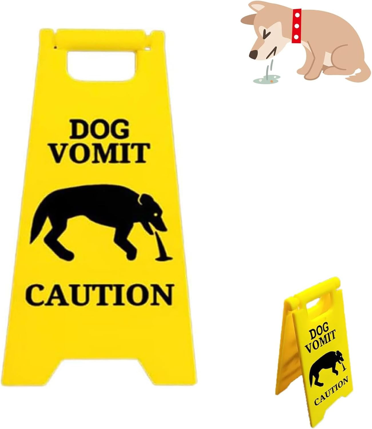 Cat Vomit Sign,Dogs Vomit Sign,Cat Decor Funny Gag Gifts,Cat Warning ...