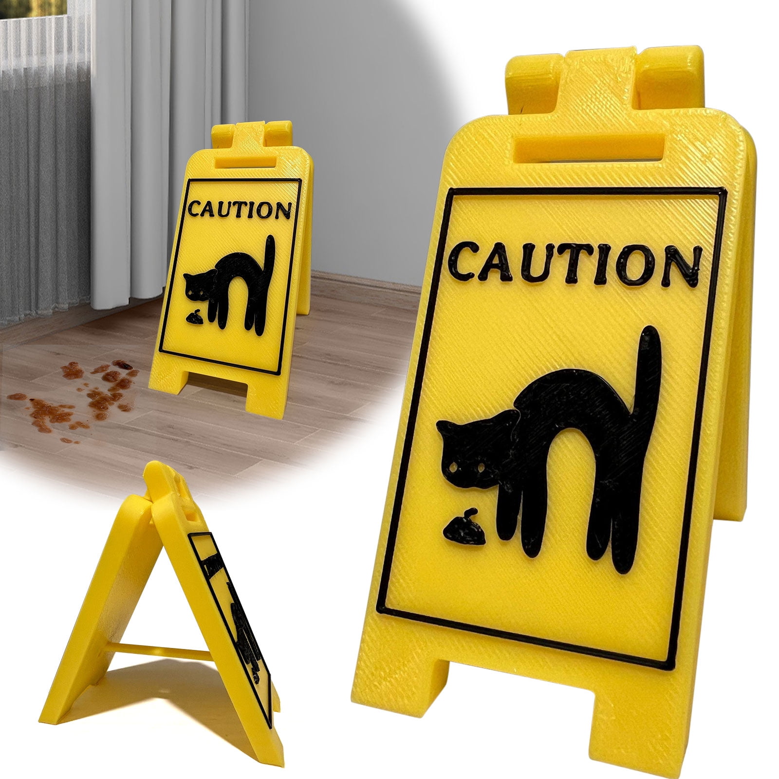 Cat Vomit Sign,Dogs Vomit Sign,Cat Warning Sign Decoration,Cat Vomit ...