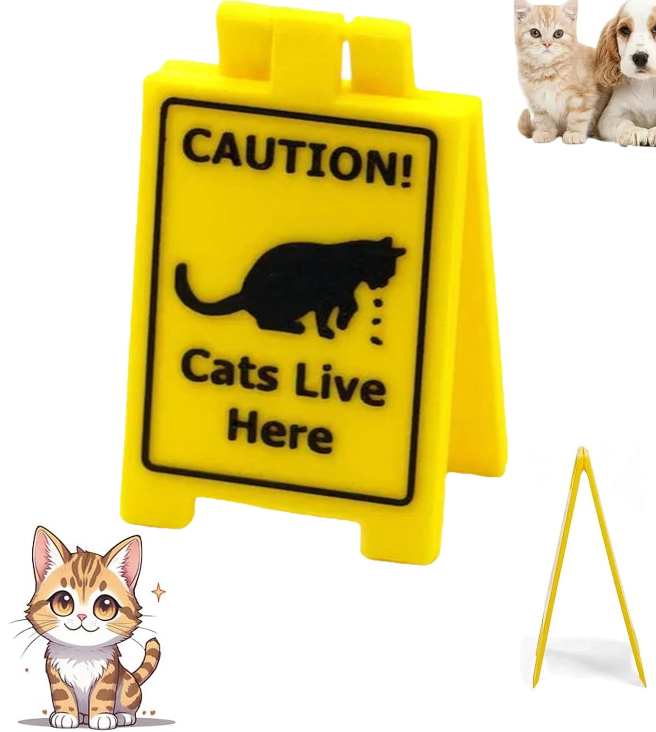Cat Vomit Sign,Dogs Vomit Sign,Cat Warning Sign Decoration,Cat Vomit ...
