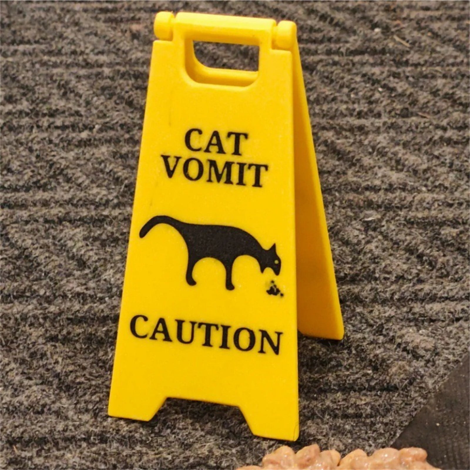Cat Vomit Sign, Funny Signs Decor, Yard Warning Sign "Cat Vomit Sign ...
