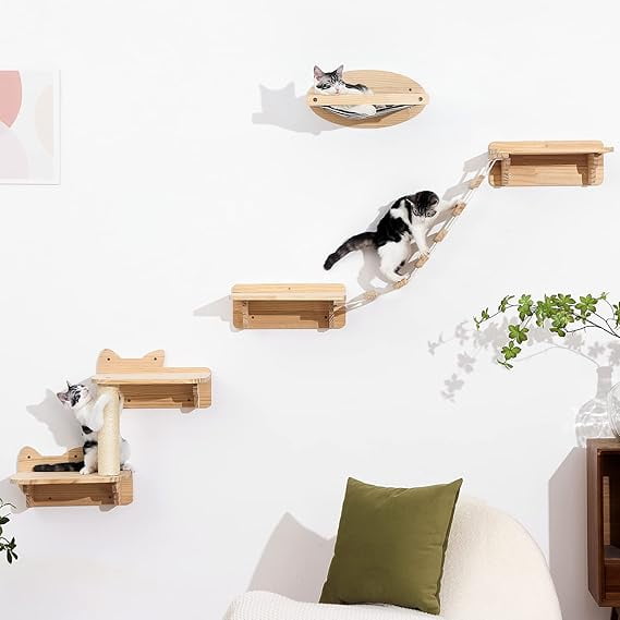 Cat Wall Frame Flexible Bridge Wall Mounted Cat Perch - Walmart.com