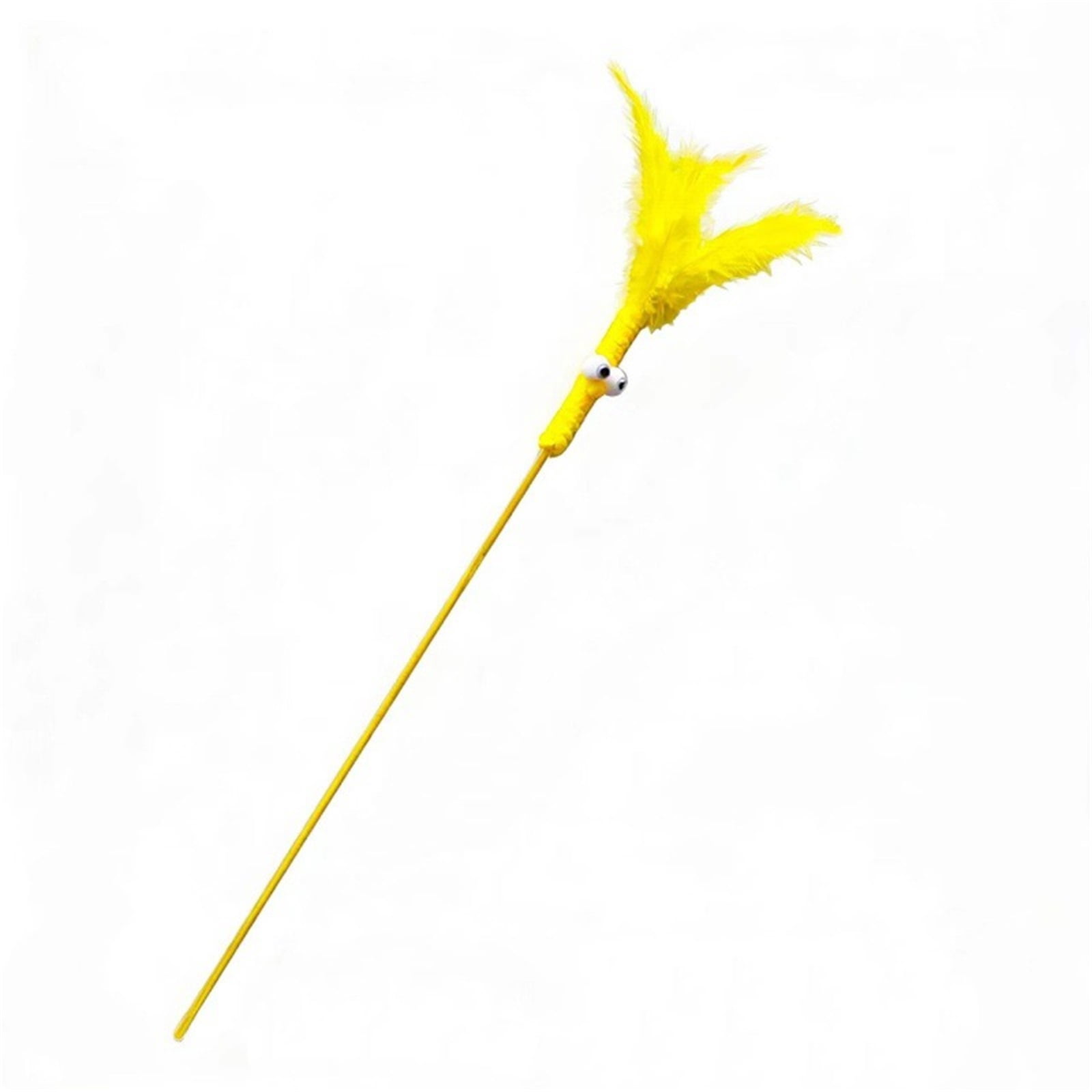 Cat Wand for Interactive Play,Cat Toy with Feather and Bell - Durable ...
