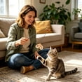 Cat Wand Refill Toy 6 Pack Realistic Butterfly Insect Feather Tips ...