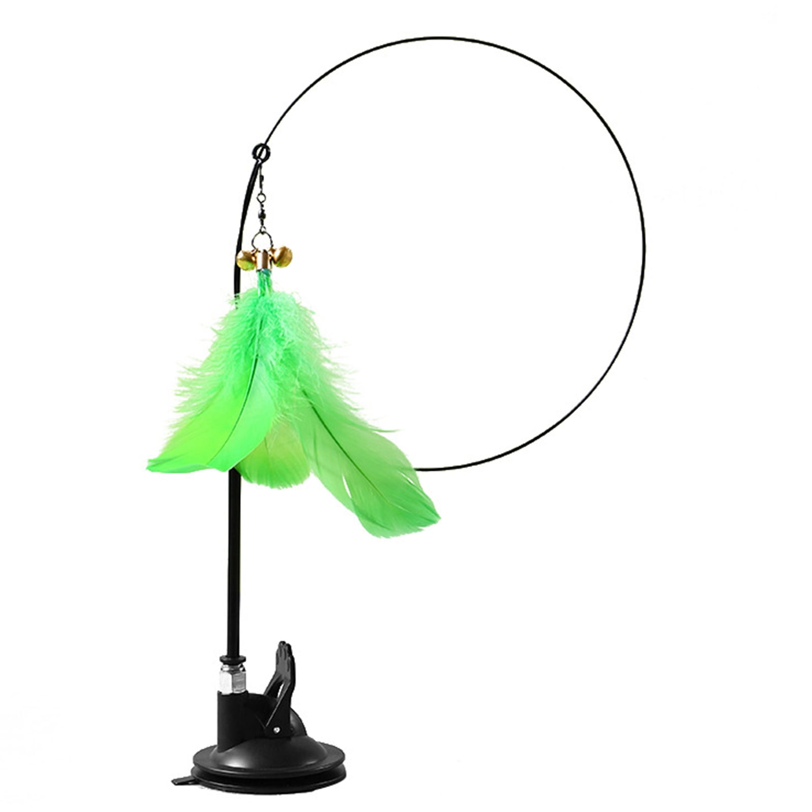 Cat Wand Toy, Interactive Cat Toy with Super Suction Cup Sticky ...