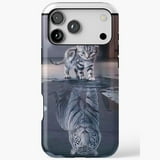 Cat Wants Tiger Protective Case for iPhone 11 12 13 14 15 16 17 Pro Max ...