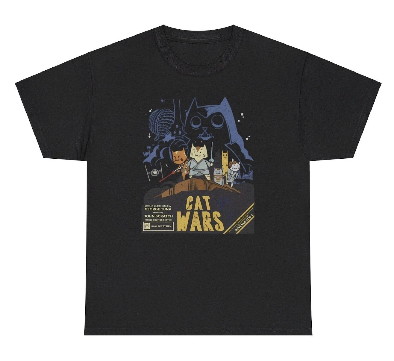 Cat Wars Parody Funny Movie Animal Lovers Joke Parody Gen Z Gear Unisex ...