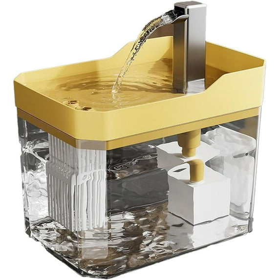 Cat Water Dispenser, Automatic Circulation with Water Level Sensor, 1.5L Large Capacity ...