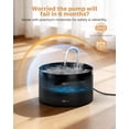Cat Water Fountain 2L Automatic Pet Dispenser with Triple Filtration ...