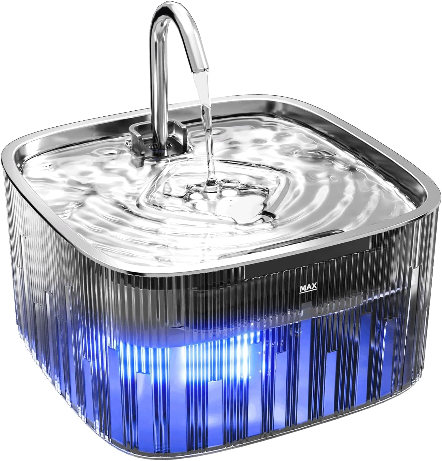Cat Water Fountain: 75oz/2.2L Automatic Pet Water Dispenser for Cats ...