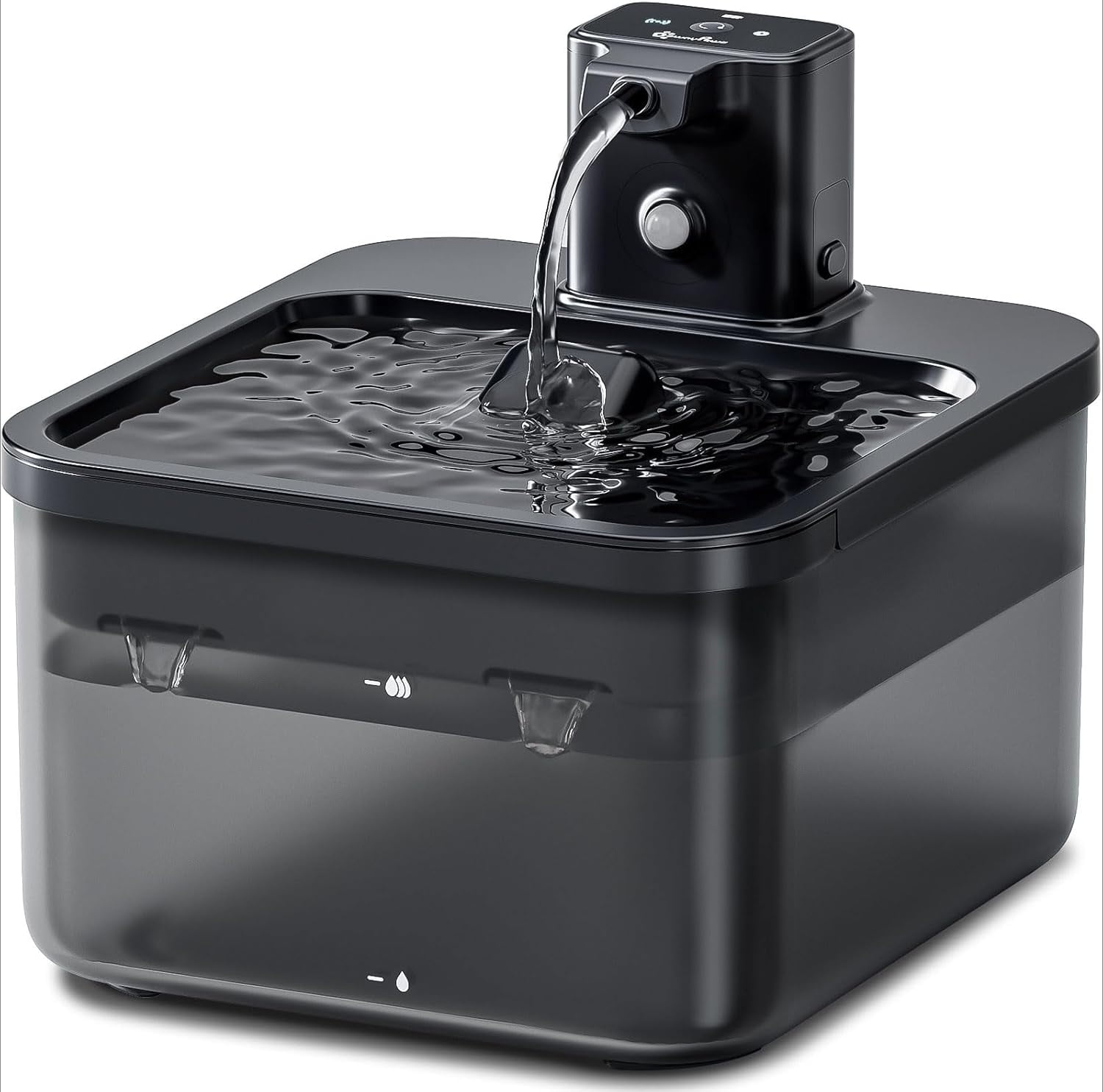 Cat Water Fountain Cordless, 84oz/2.5L Fursink Wireless Pet Water ...
