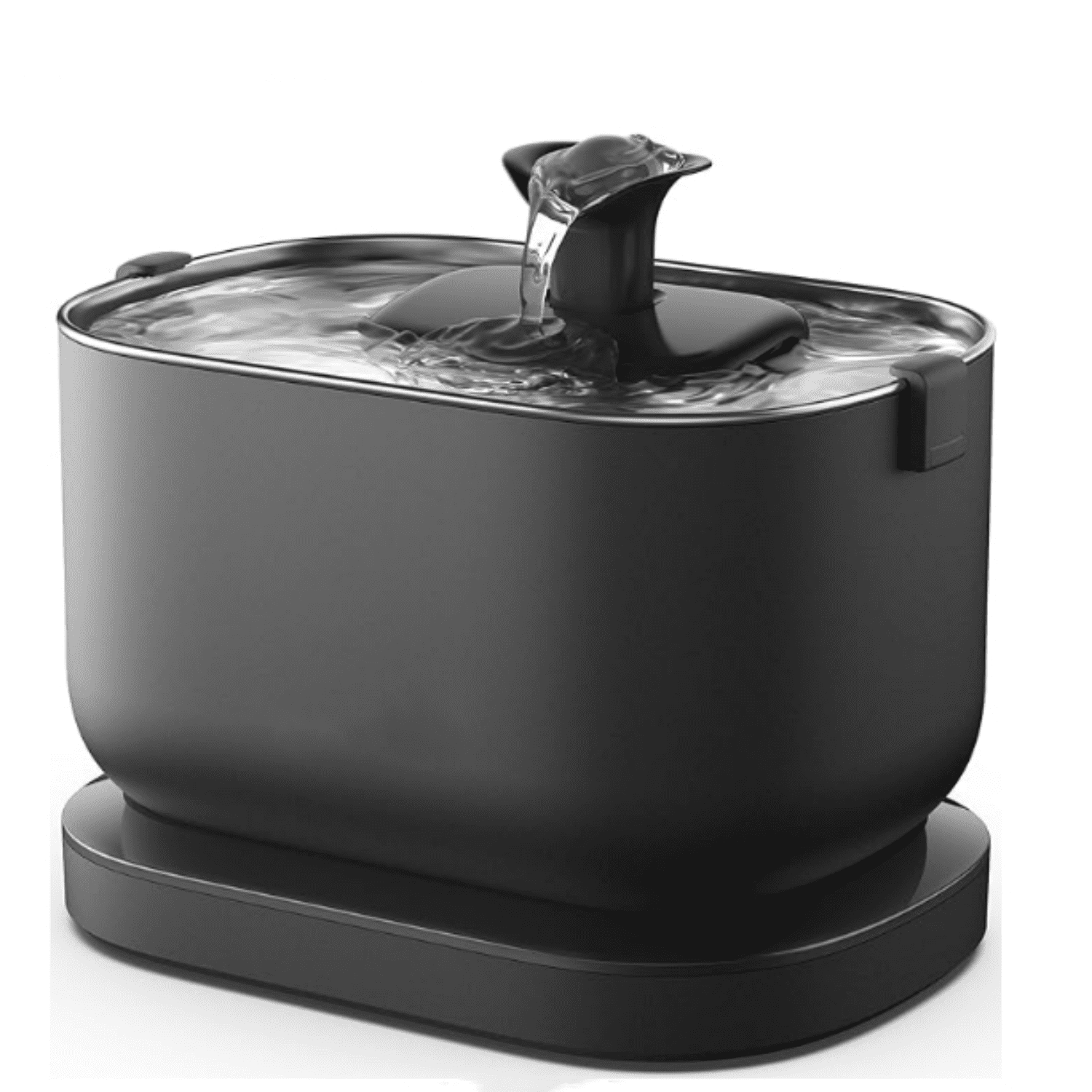 Cat Water Fountain, Cordless Pet Water Fountain Battery Operated, 2.5L ...