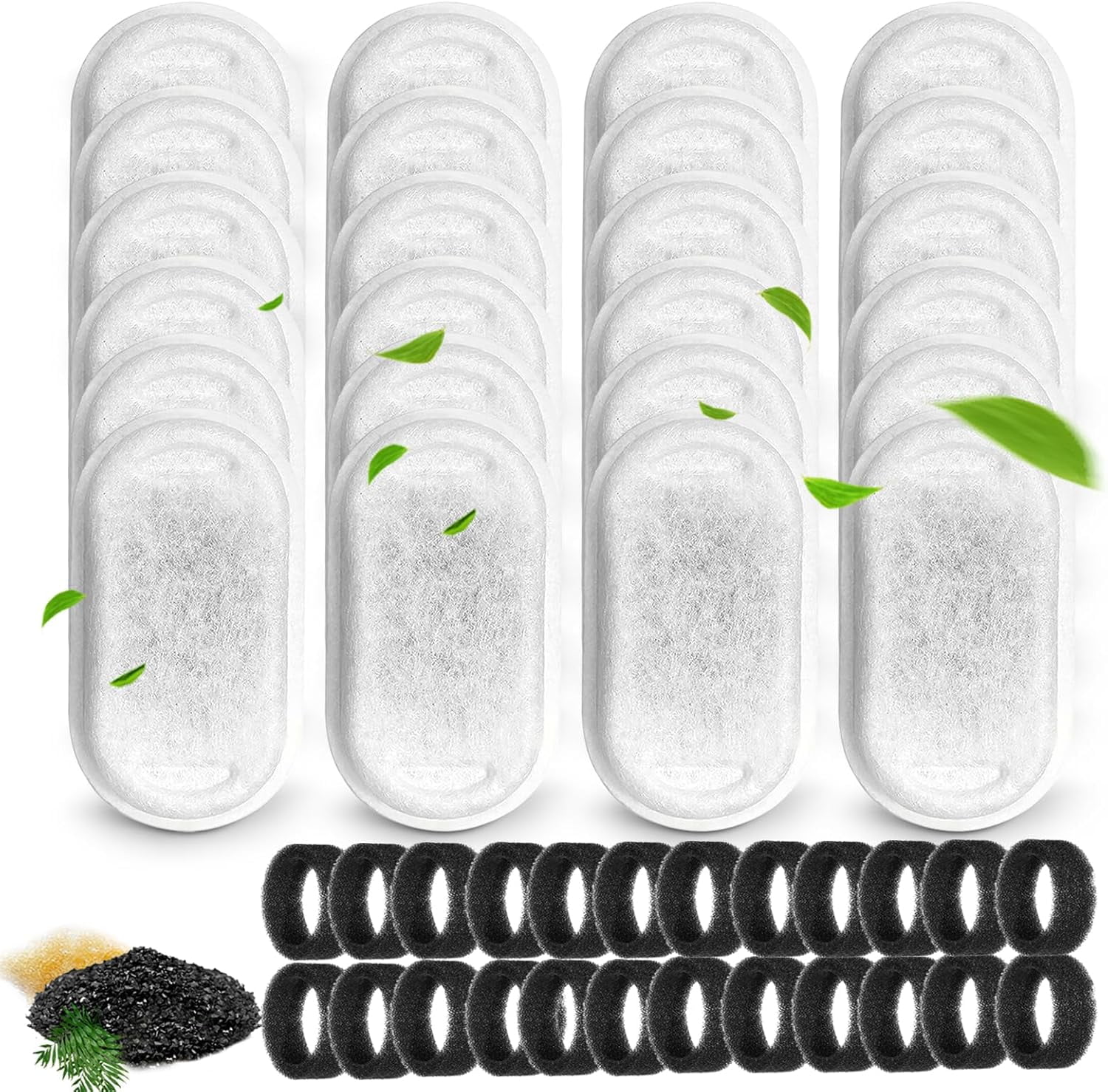 Cat Water Fountain Filters for 108/3.2L& 67oz/2L Stainless Steel Pet ...