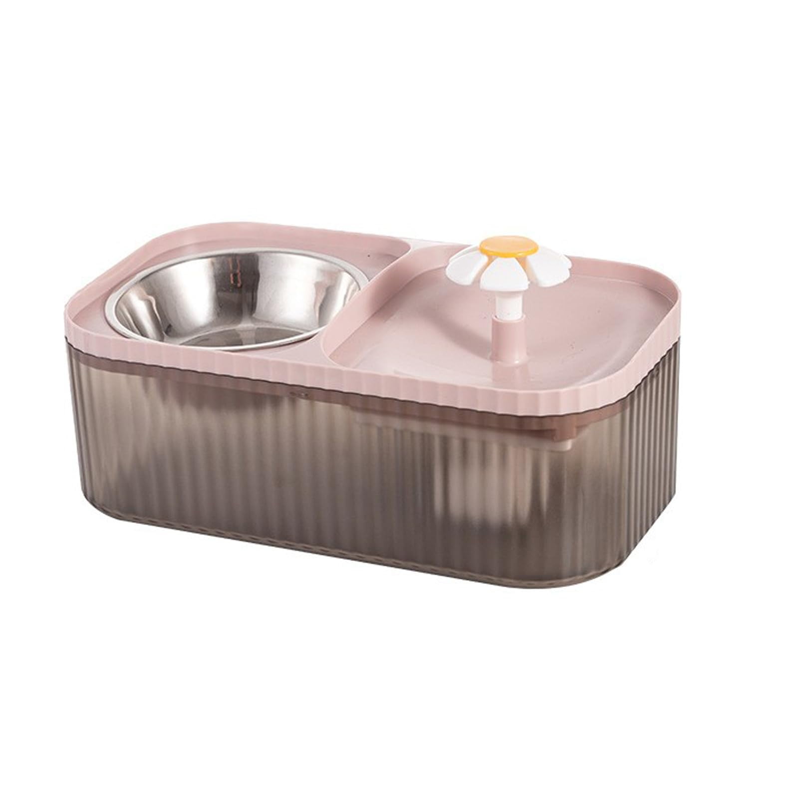 Cat Water Fountain and IRF13 Food Bowl Ultra Quiet Water Fountain for ...