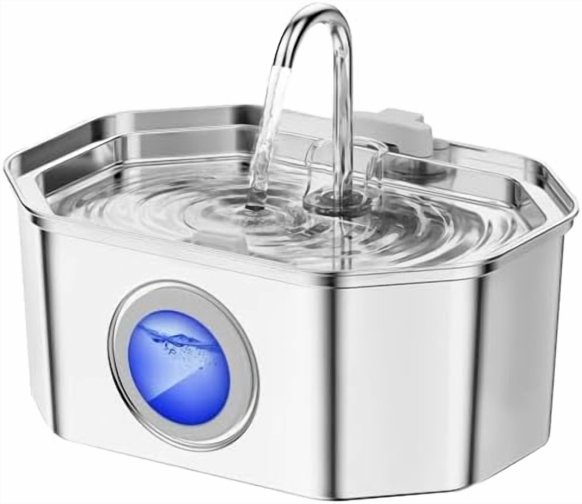 Cat Water Fountain Stainless Steel 108oz/3.2L, Automatic Pet Fountain ...