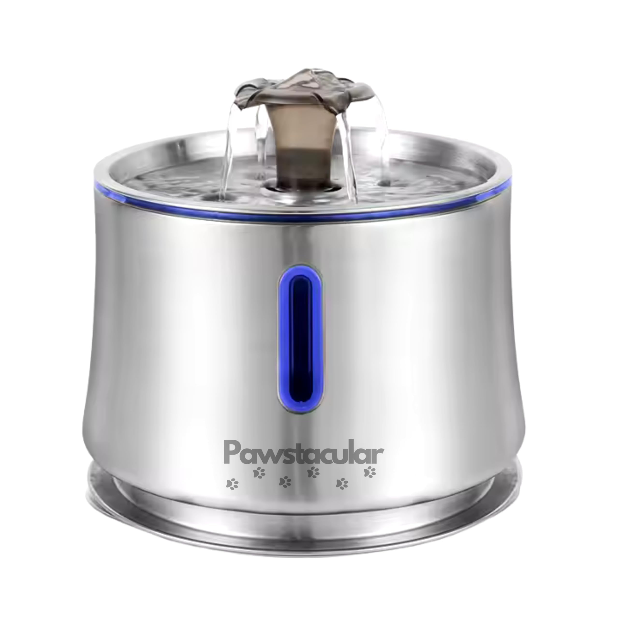 Cat Water Fountain Stainless Steel - 2.5L/84oz Pet Fountain for Cats ...