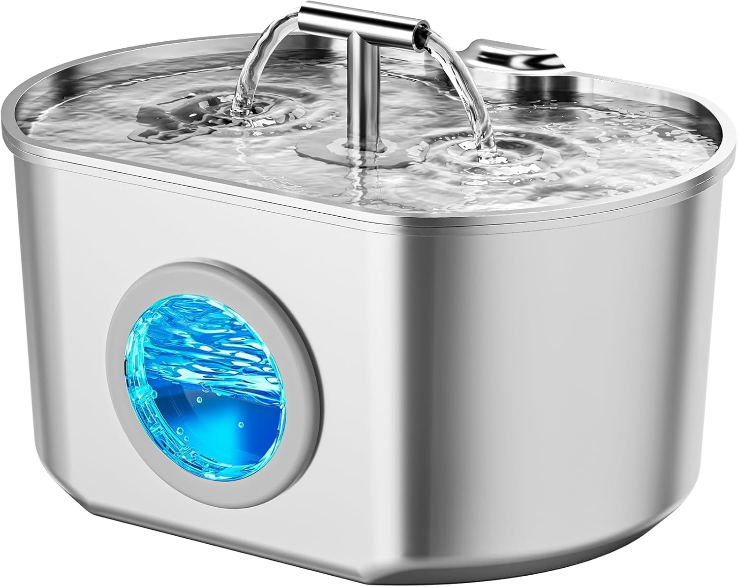 Cat Water Fountain Stainless Steel - Pet Drinking Fountain for Cats ...