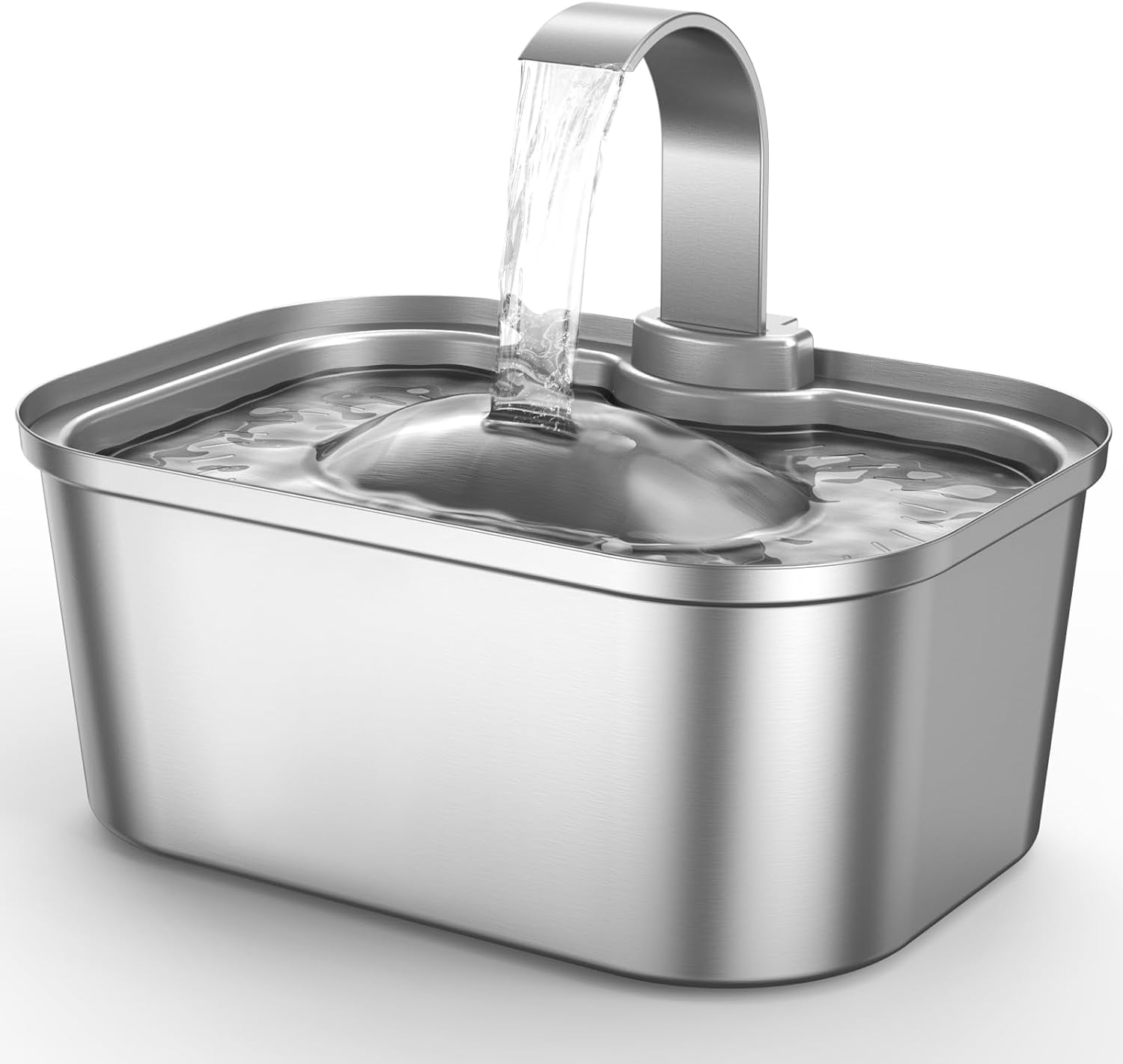 Cat Water Fountain Stainless Steel - Water Fountain for Cats Indoor ...