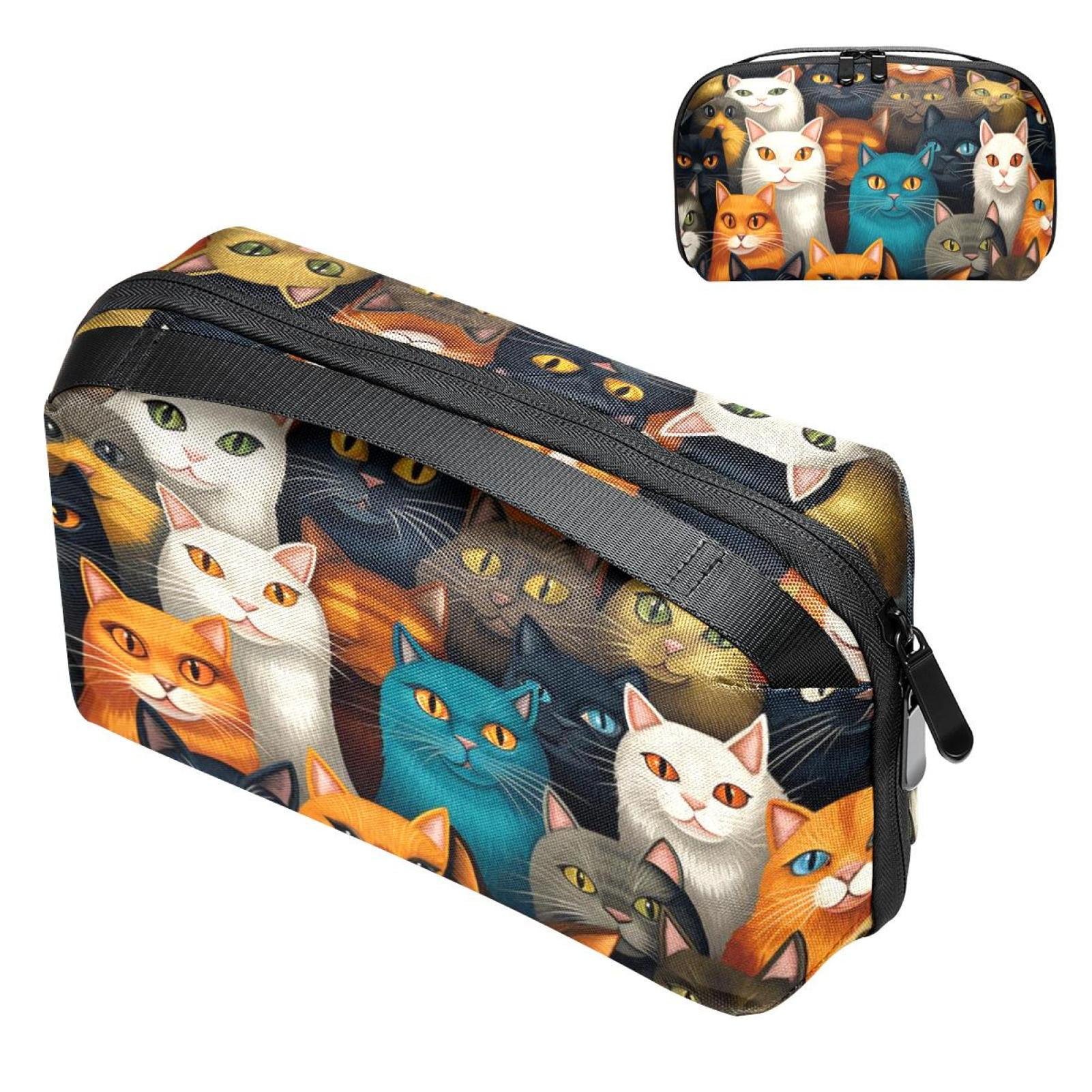 Cat Waterproof Oxford Fabric Charger Organizer Storage Pouch Outdoor ...
