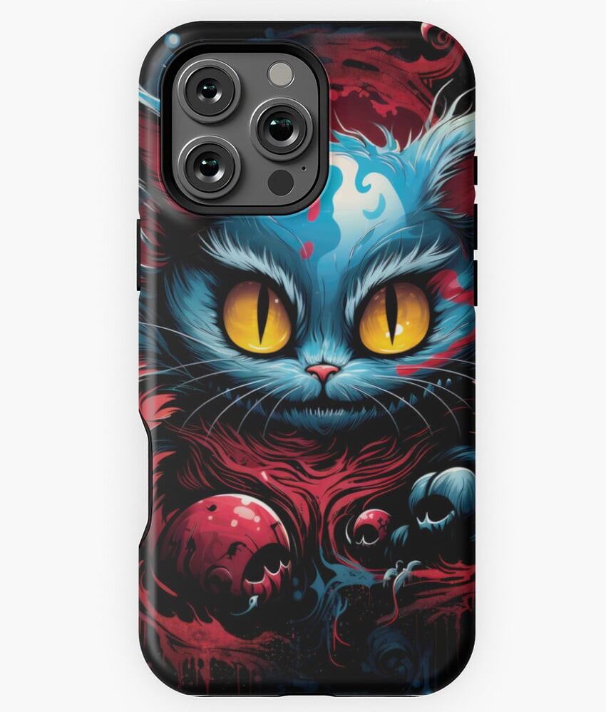 Cat Wearing Jack Skellington Mask N6013 Phone Case for iPhone 17 16 15 ...