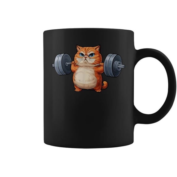 Cat Weightlifting Cat Workout And Fitness Coffee Mugs - Walmart.com