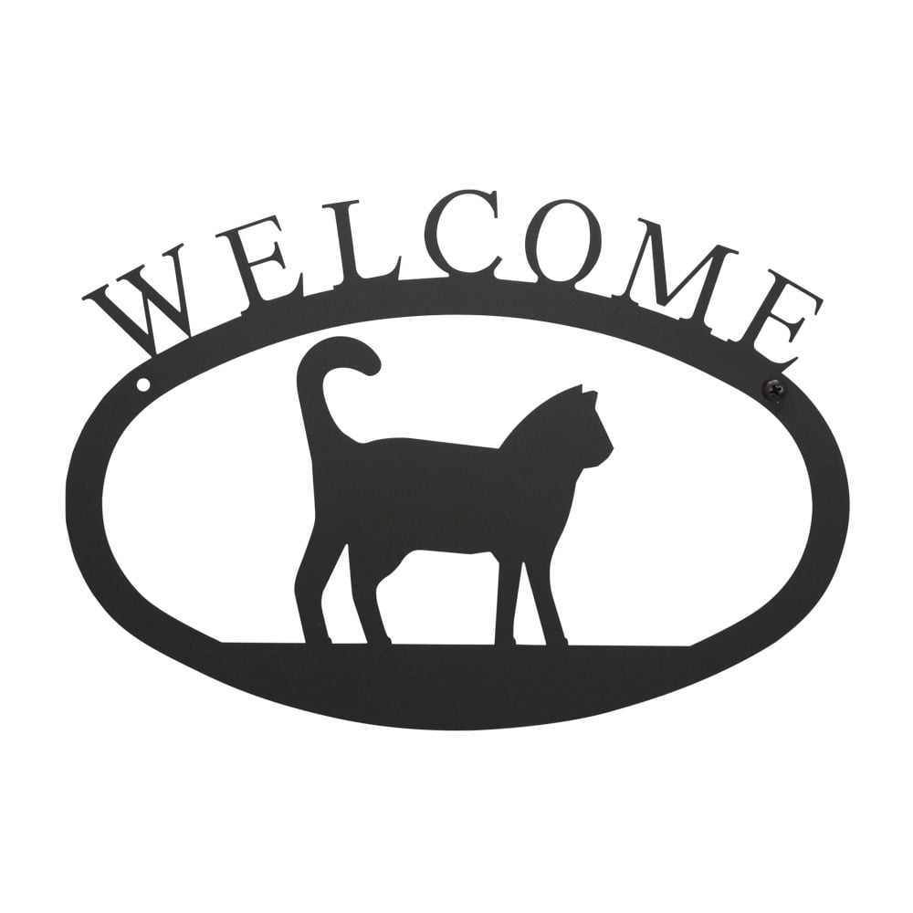 Cat - Welcome Sign Small - Walmart.com