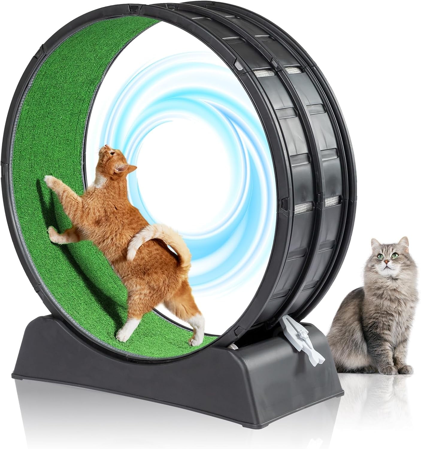 Cat Wheel, PP Plastic Cat Exercise Wheel for Quiet Running Indoor Use ...