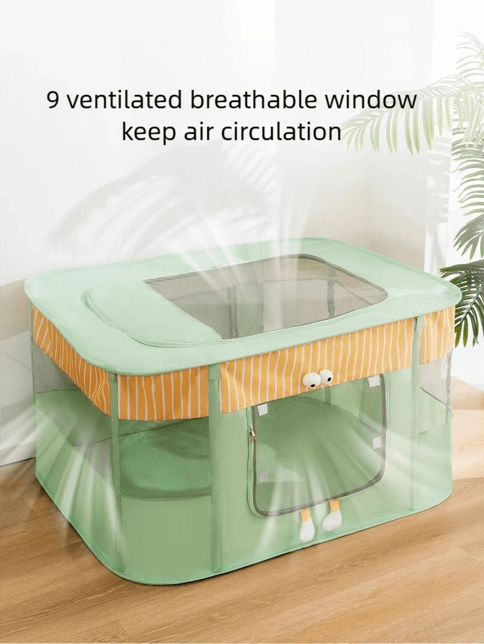 Cat Whelping Box - Foldable Birthing Tent for Feline Maternity, 360 ...