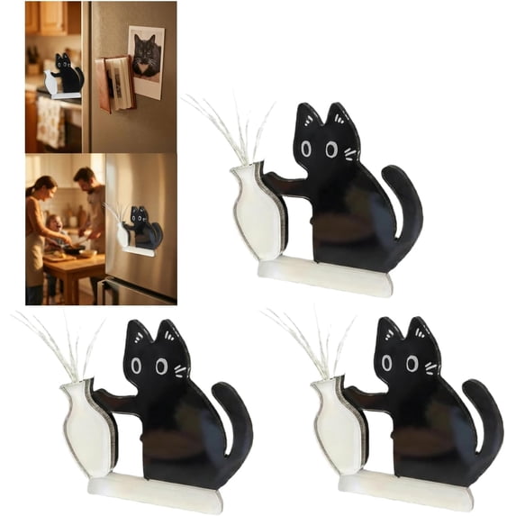 Cat Whisker Holder Refrigerator Magnet, 2026 New Acrylic Cat Whisker ...