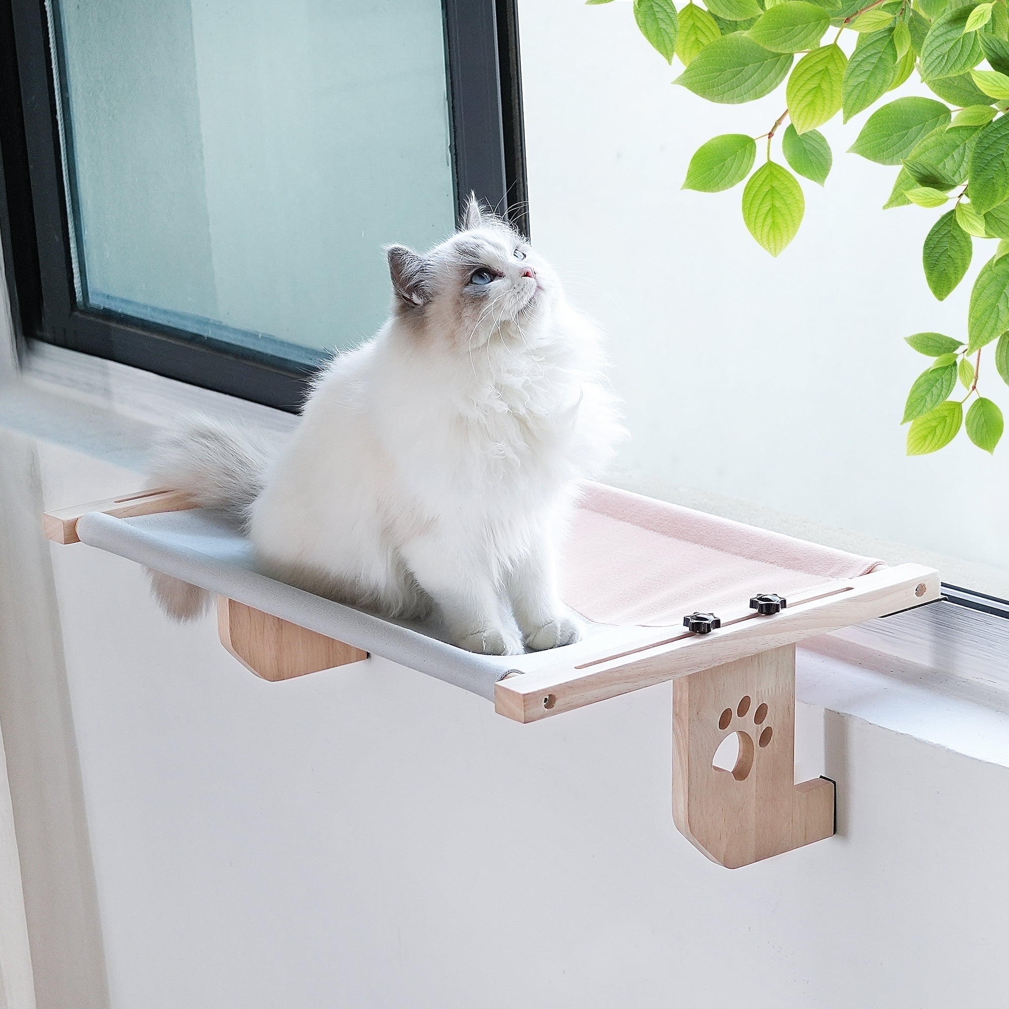 Cat Window Hammock,Cat Window Perch,Cat Window Bed,Easy to Adjust Cat ...