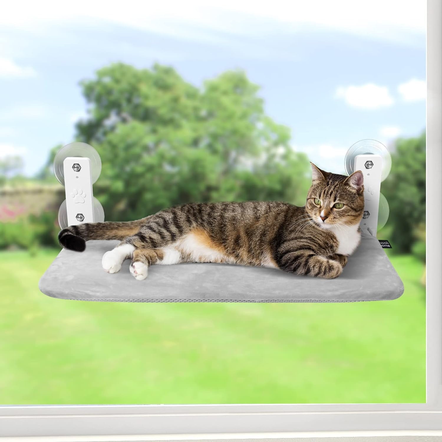 Cat Window Hammock Perch Cordless Perches Window Sill Seat Bed Foldable ...