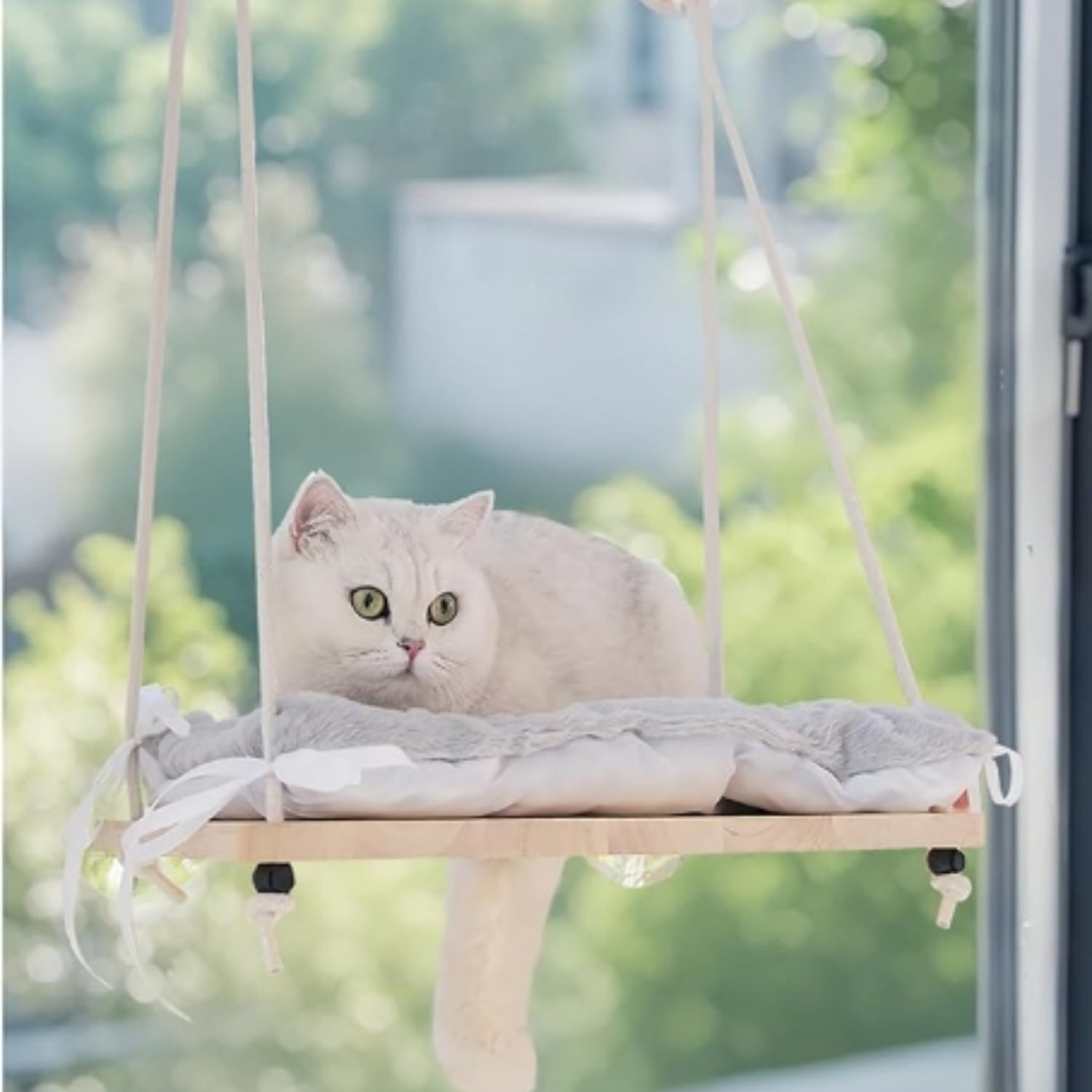 Cat Window Perch Foldable, Soft Window Bed for Overlooking, Sunbathing ...
