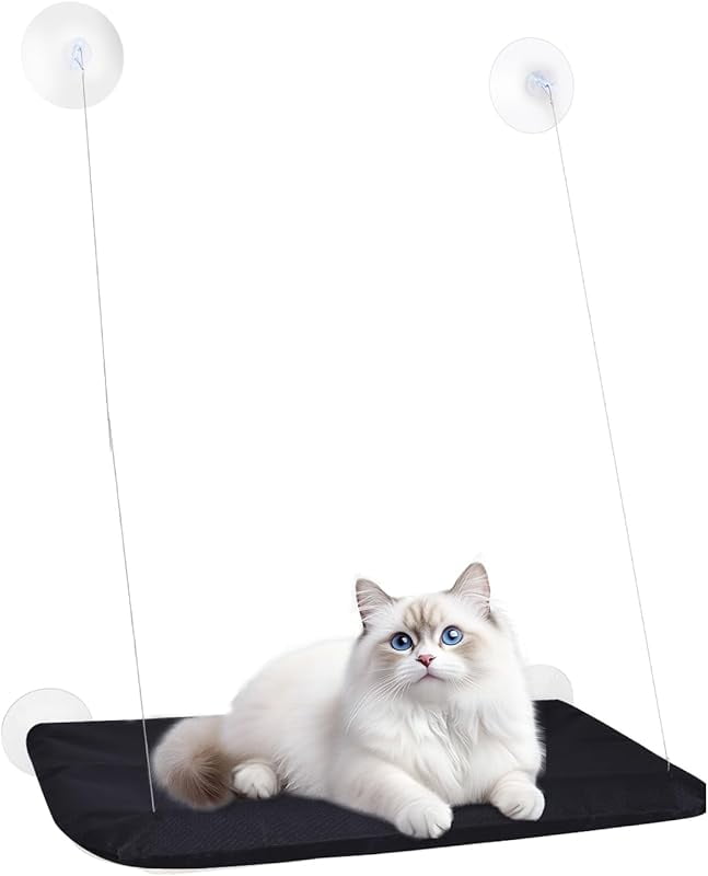Cat Window Perch, Hanging Cat Hammock for Window, Foldable Cats Windows ...