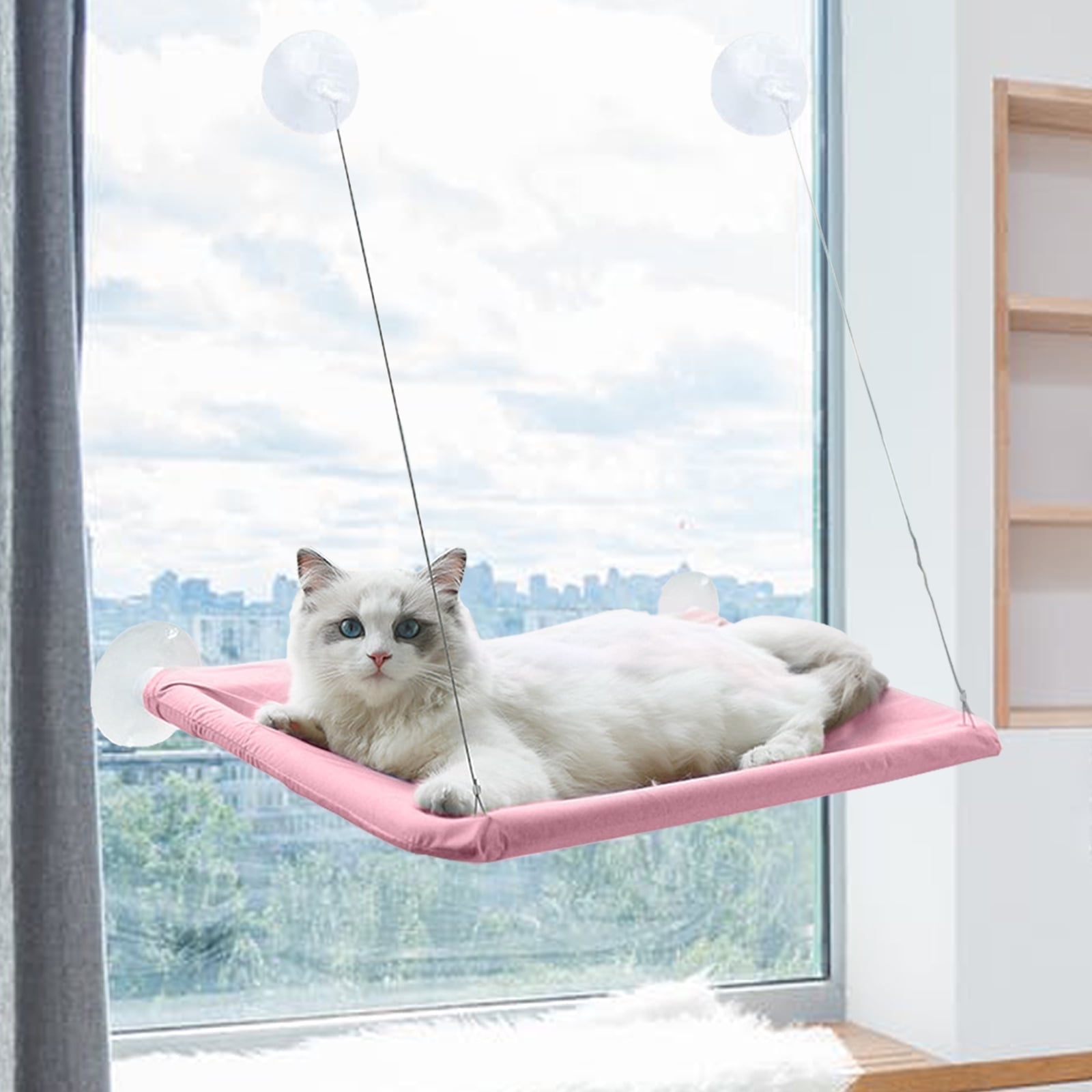 Cat Window Perch - Sturdy Hammock Shelf for Cats, Comfortable Kitty ...