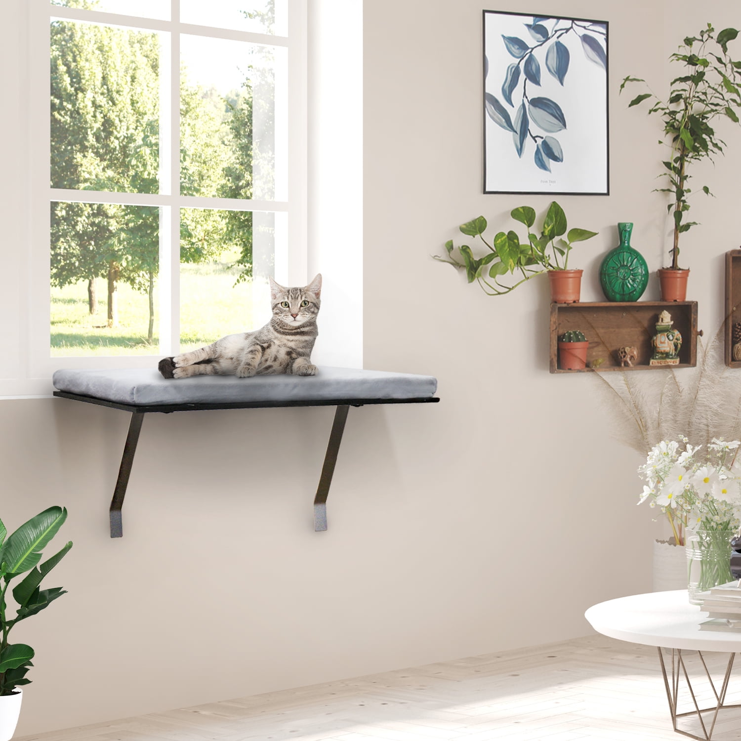 Sit Kitty Cat Window Perch - Sunny Seat, Warm Bed, Window Sill Mounted ...