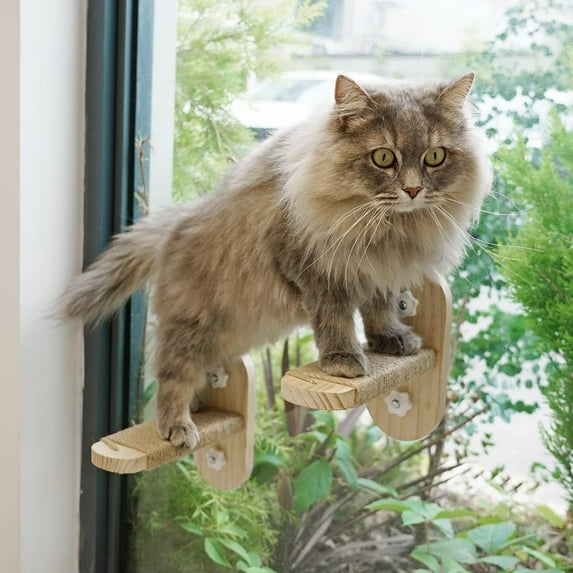 Cat Window Shelf, Original Cat Window Perch Stairs, Durable Kitty Seat ...