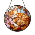 Cat Window Suncatcher with Stained Glass Look, Home Window Decor ...