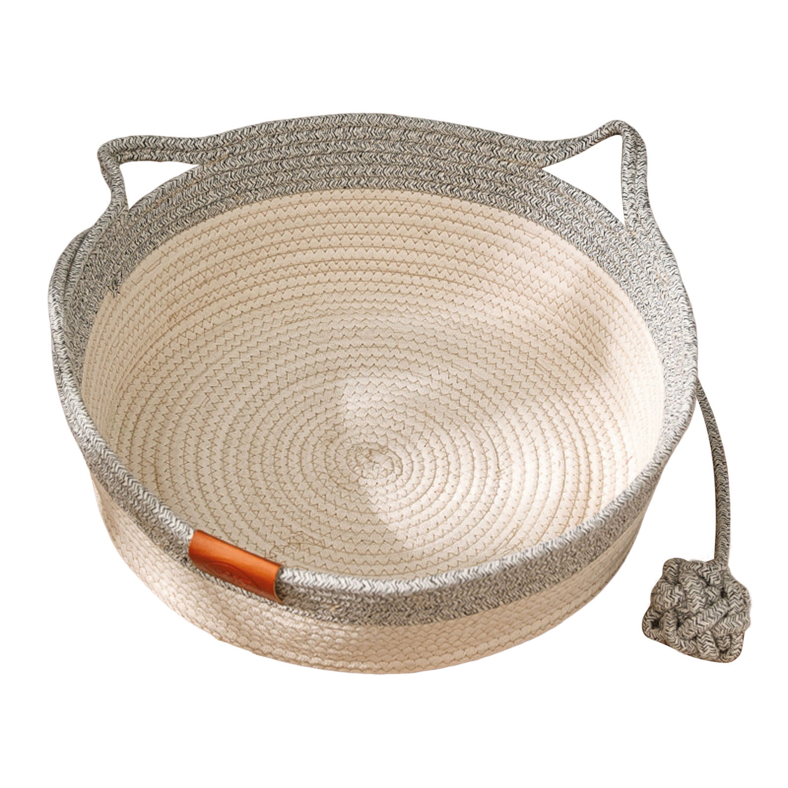 Cat Woven Cat Bed Rope Weaving Pet Handwoven Breathable Durable Natural ...