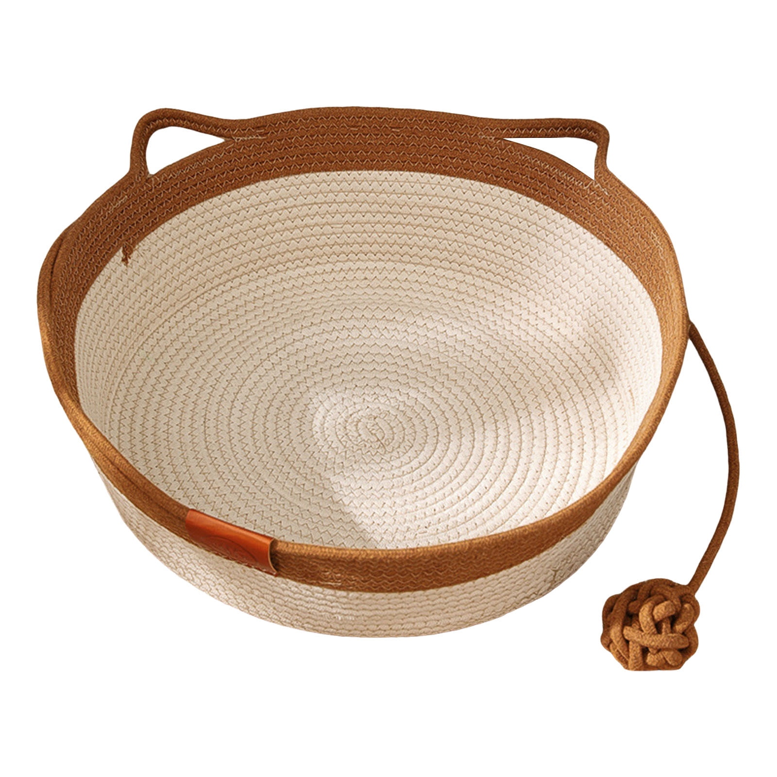 Cat Woven Cat Bed Rope Weaving Pet Handwoven Breathable Durable Natural ...