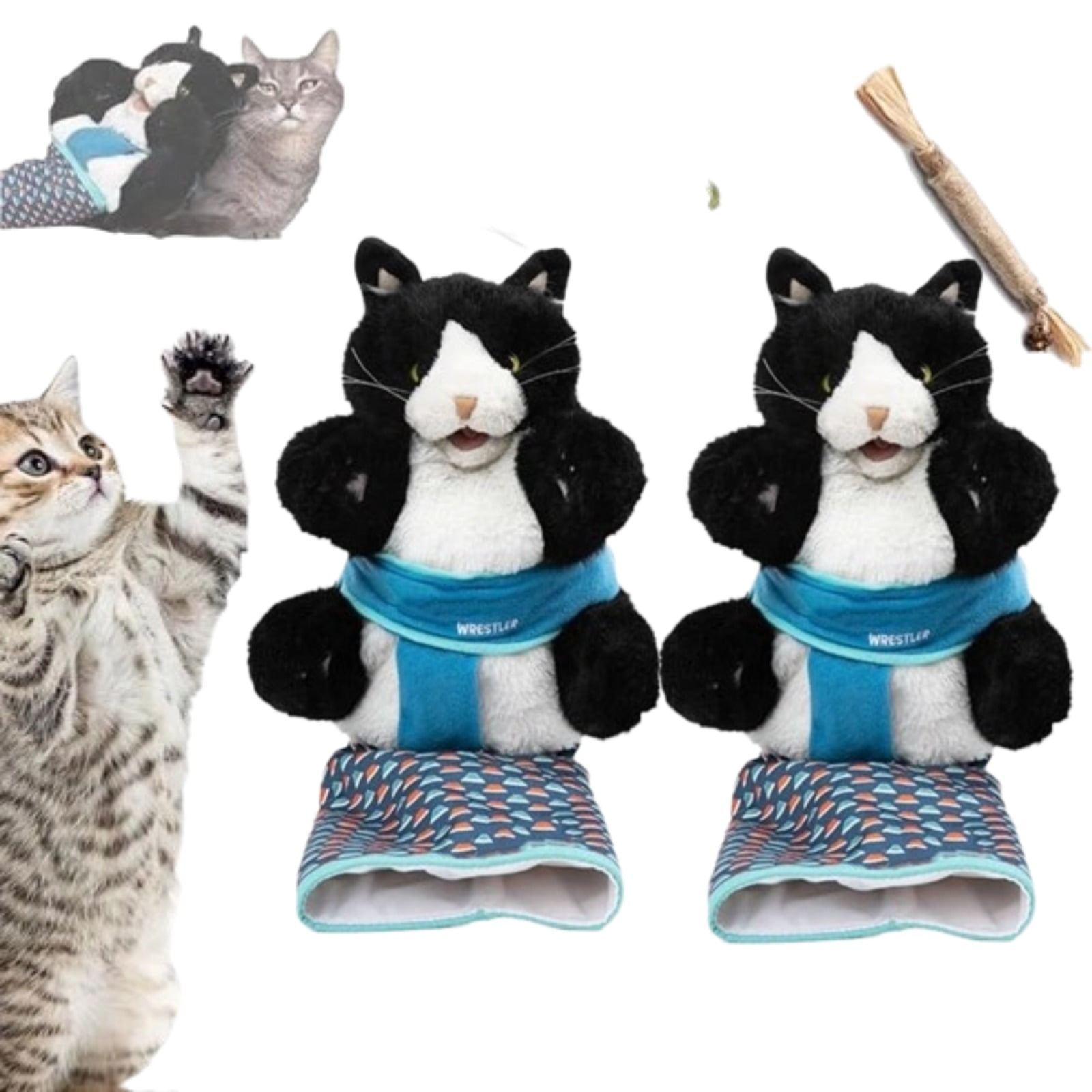 Cat Wrestling Glove, Antarcking Wrestler, Cat Wrestling Toy Puppet, Cat ...