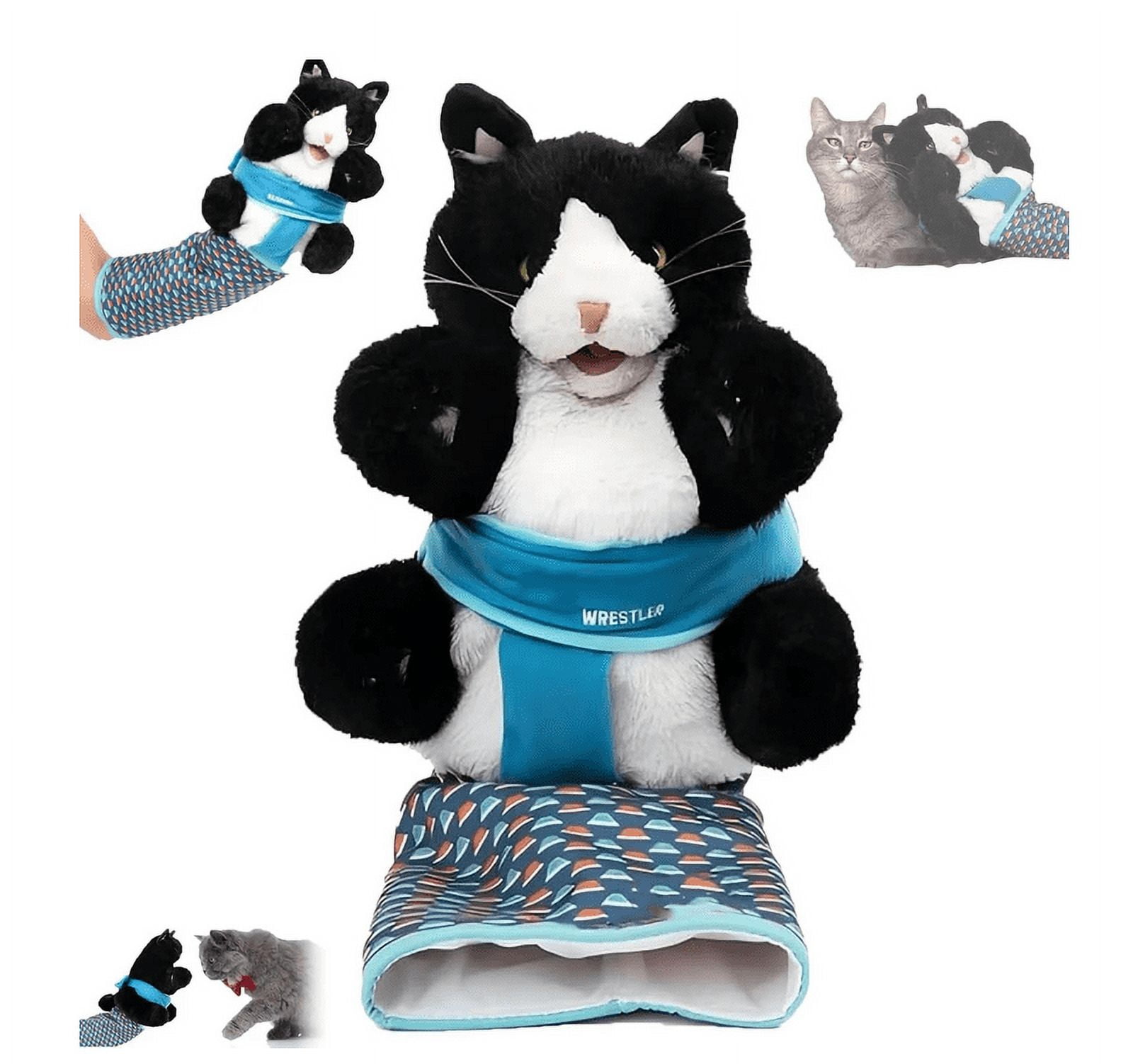 Cat Wrestling Toy Puppet, Cat Wrestle Toy Puppet, Cat Hand Puppet ...