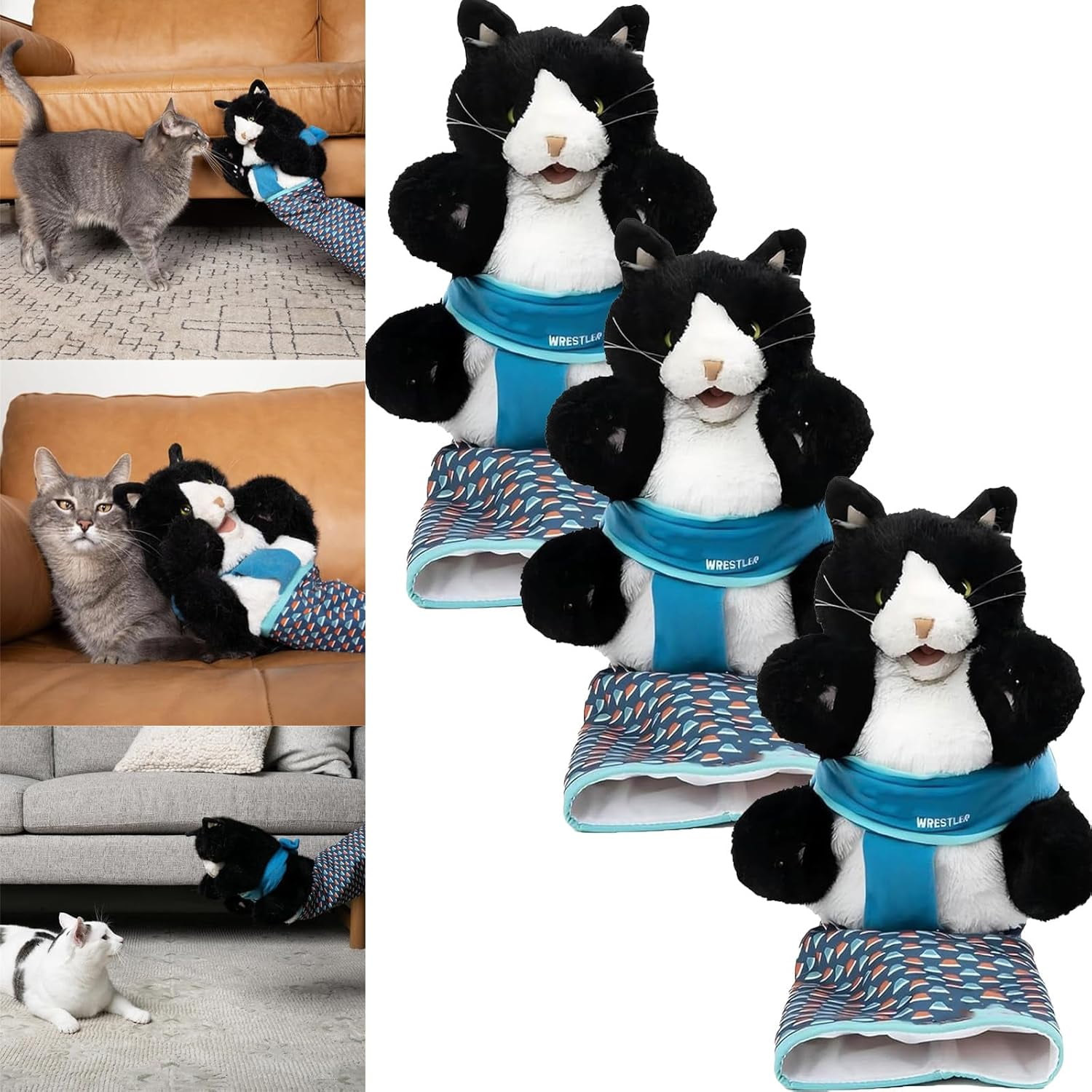 Cat Wrestling Toy Puppet, Cat Wrestle Toy Puppet, Cat Hand Puppet ...