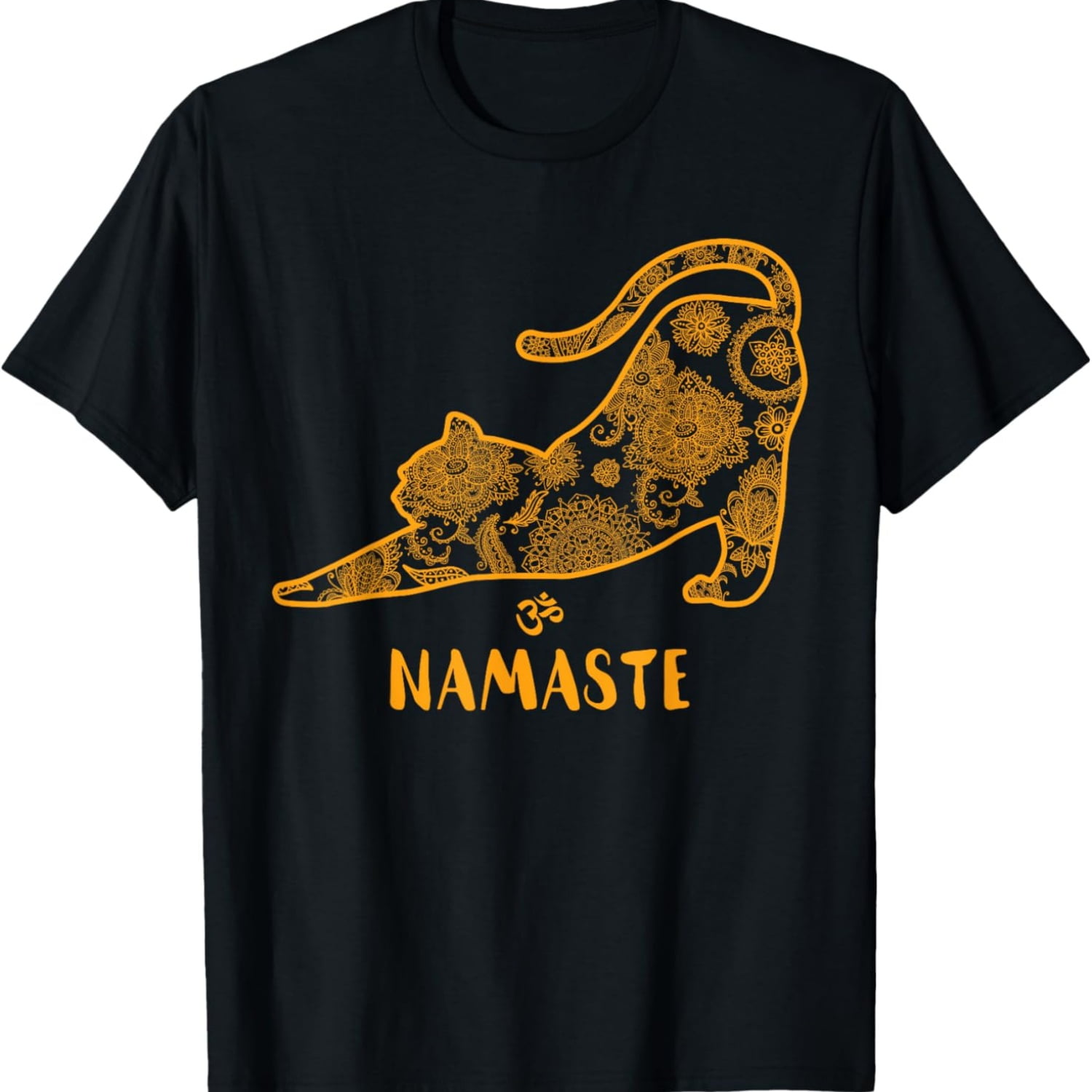 Cat Yoga Namaste OM - Funny Yoga Gift Wo Girls T-Shirt - Walmart.com