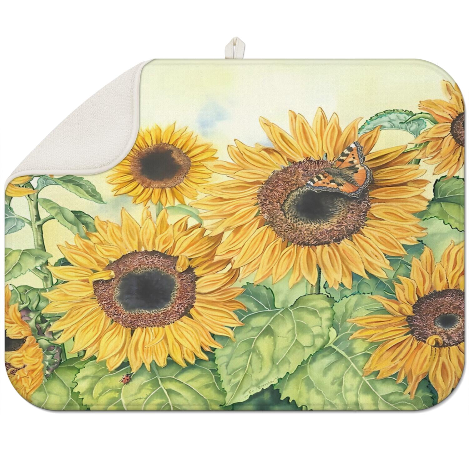 Cat and Moon Print Drying Mat 3-Layer Thick Heat Resistant - Walmart.com