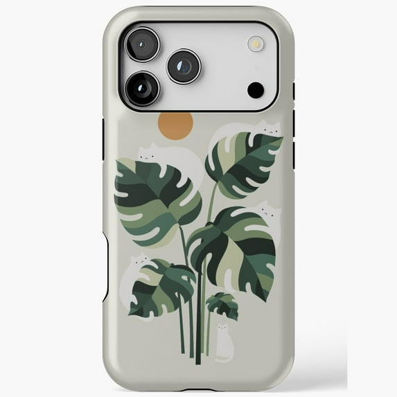 Cat and Plant 11 Design Protective Cover for iPhone 11 12 13 14 15 16 ...