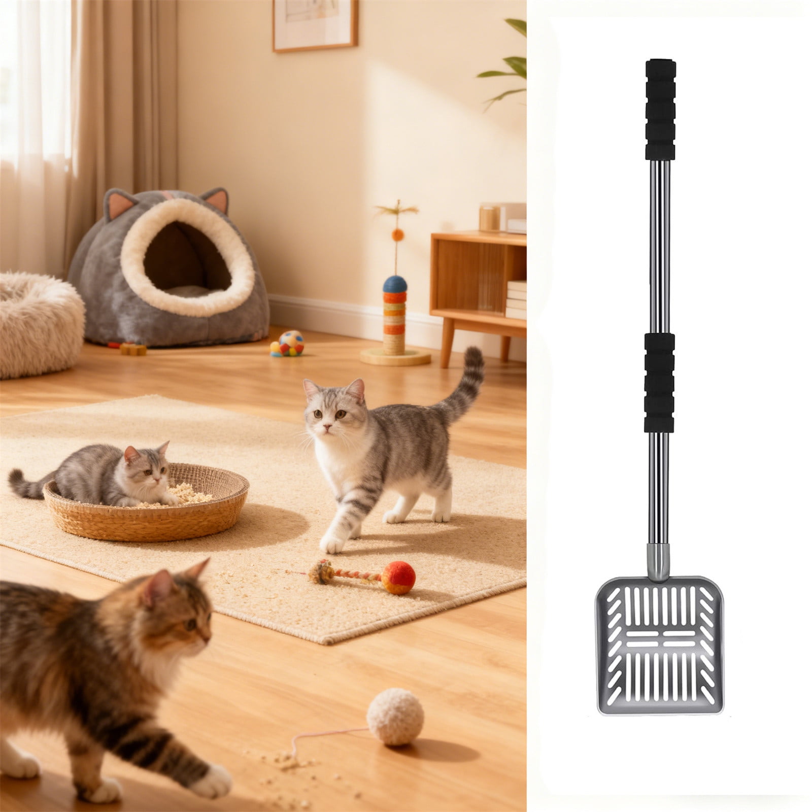 Cat and Small Animal Care Kit with Interactive Feeders Grooming Tools ...