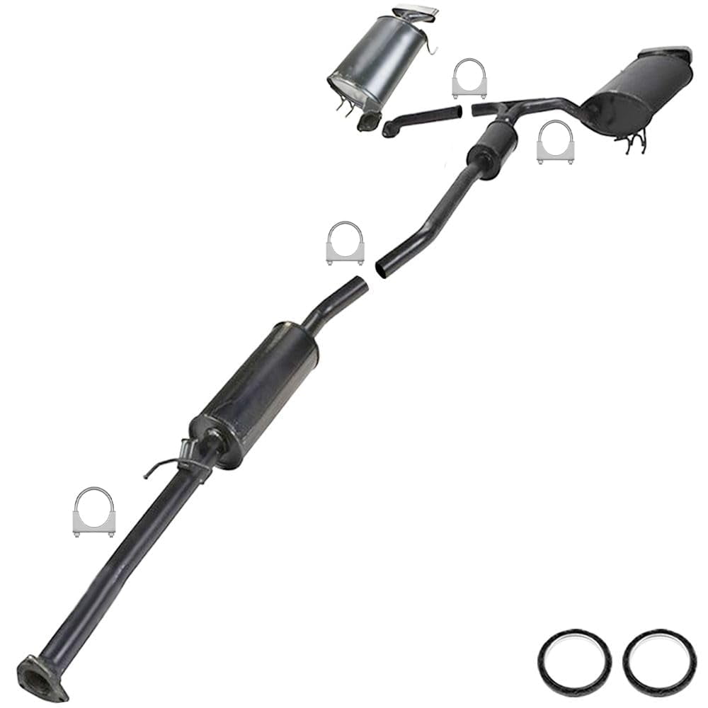 Cat-back exhaust system kit compatible with: 2009-2014 acura tl 3.5l 3 ...