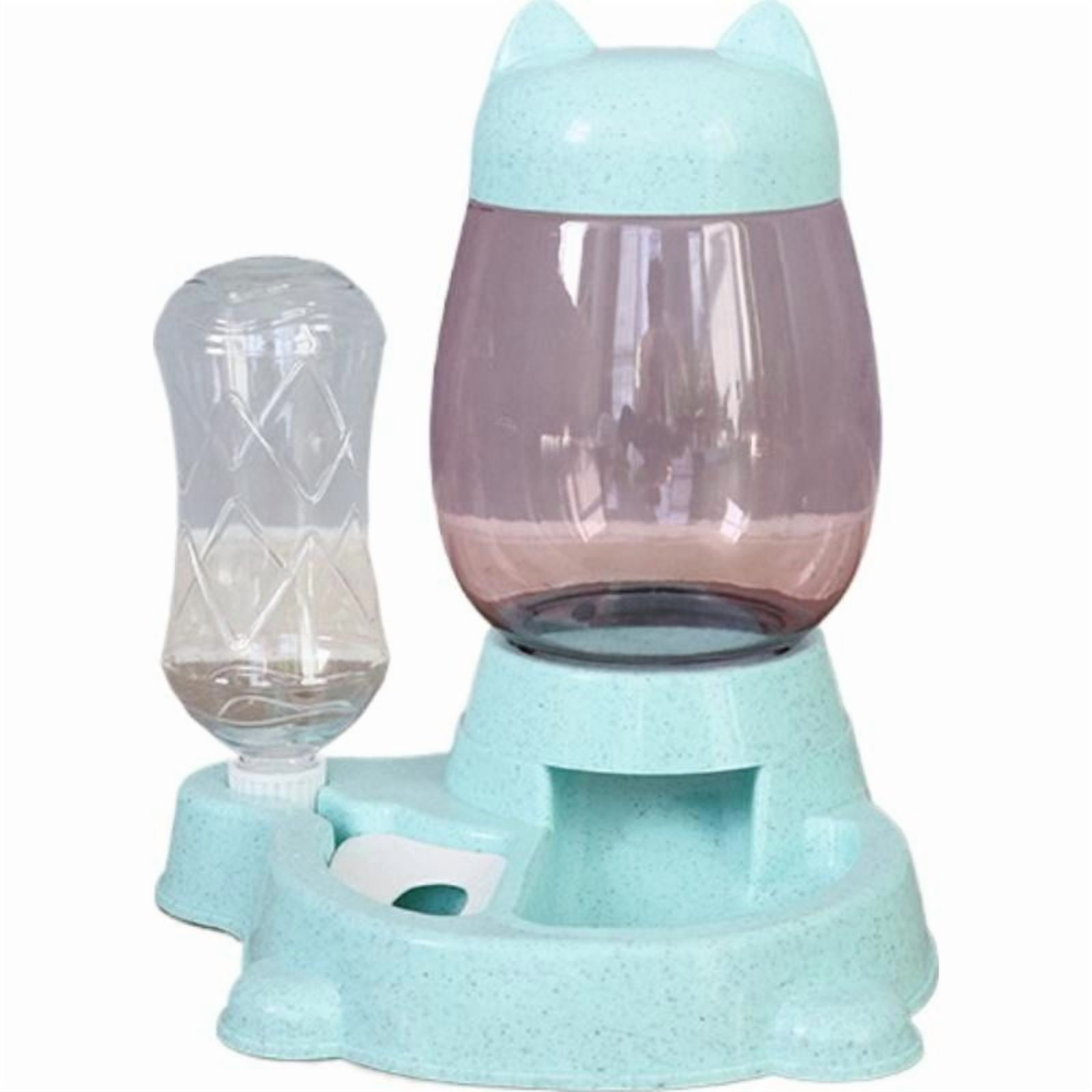 Cat bowl automatic feeder Automatic Dog Feeder Dog Cat Food Bowl With ...