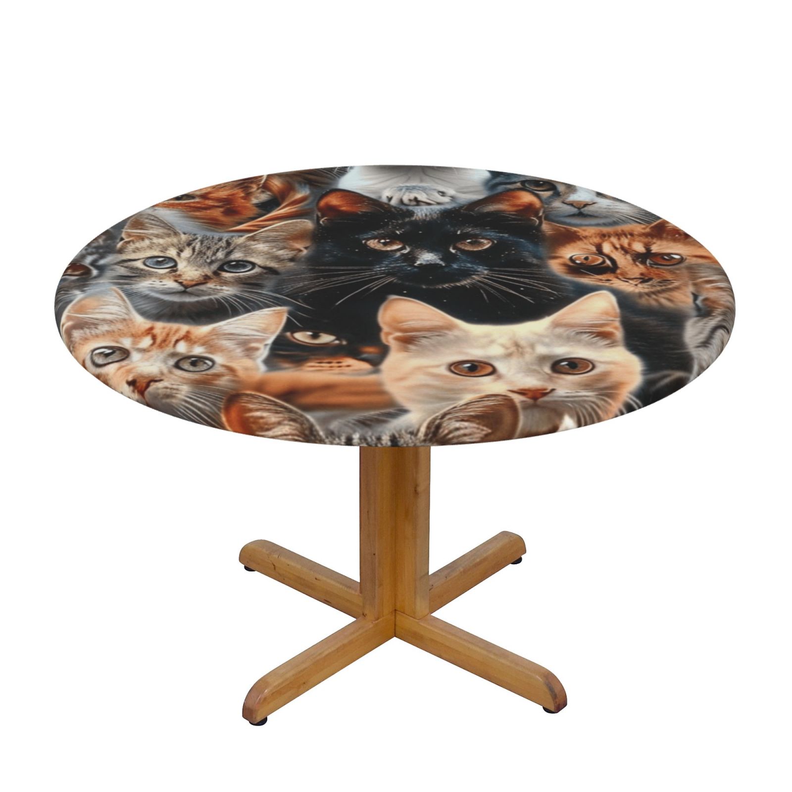 Cat breed mosaic s For The Deluxe Elastic Edged Backed Vinyl Fitted ...