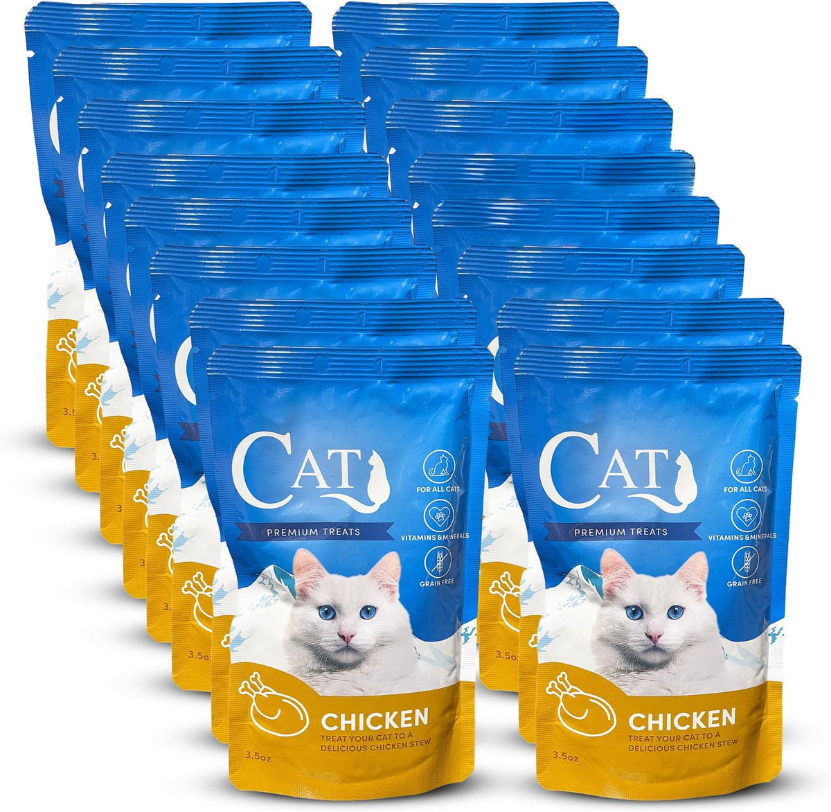 Cat by Scoochie Premium Gravy Chicken Stew Wet Cat Food Topping, 16CT ...